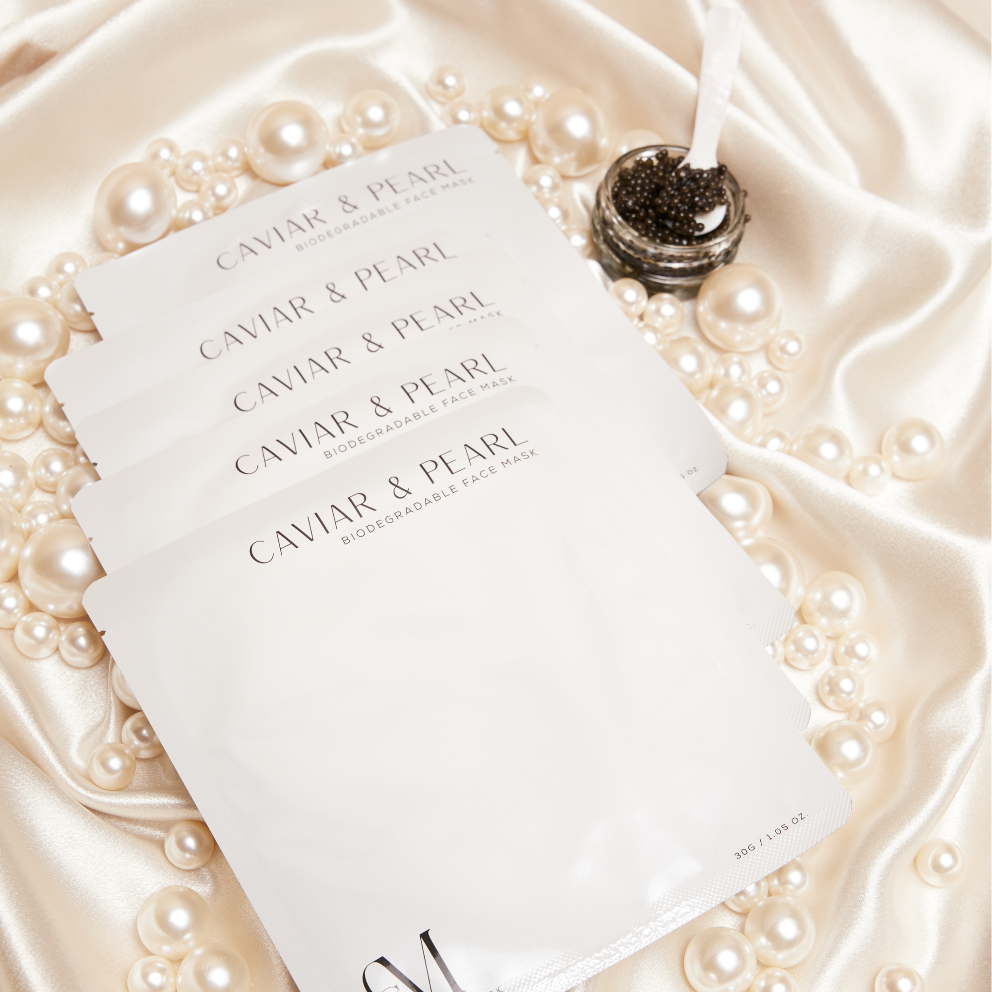 Caviar & Pearl Face Masks (1 Box of 5 Masks) — Complete Skin Makeover